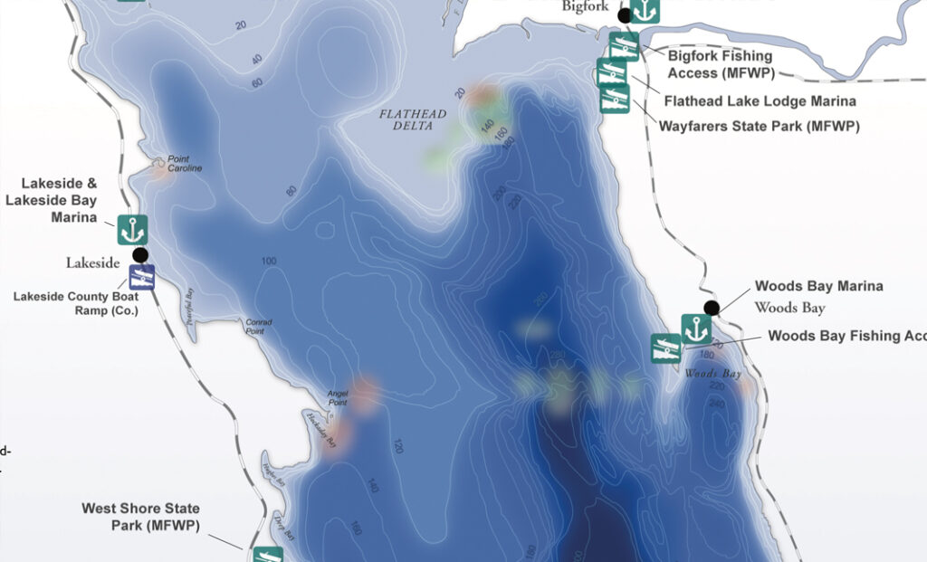 Lake Maps and Access Sites - Mack Days